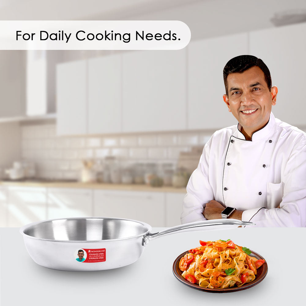 Nigella Triply Fry Pan 26 cm - Wonderchef
